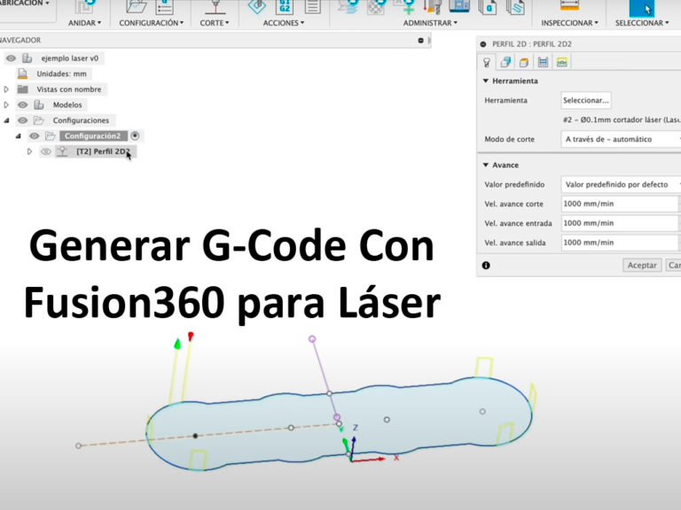 Generar gcode con Fusion360 para diodo láser | LowPower.IO